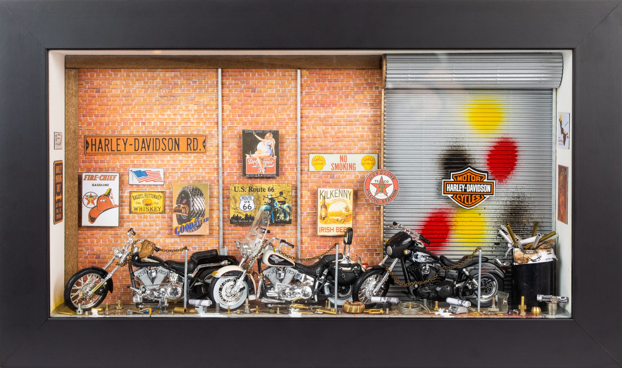 Harley Davidson three Bike Garage – Mille Miglia Gallery