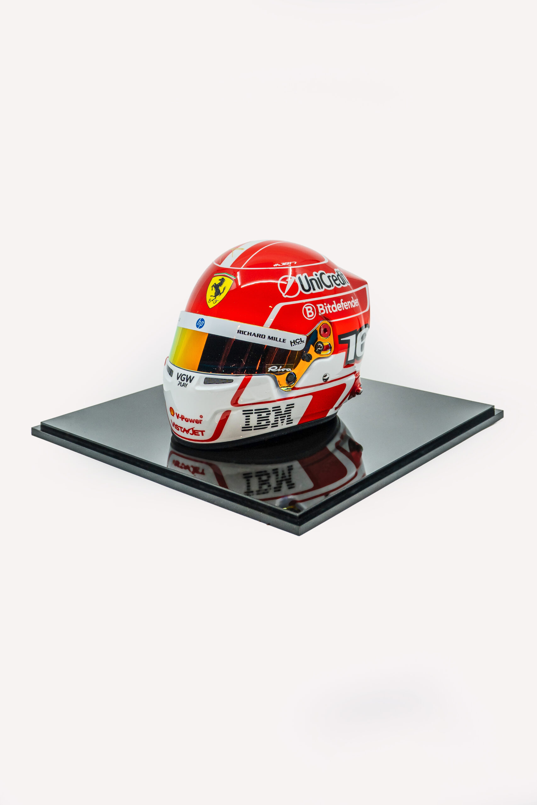 HELMET – CHARLES LECLERC 1:2 SCALE – Mille Miglia Gallery